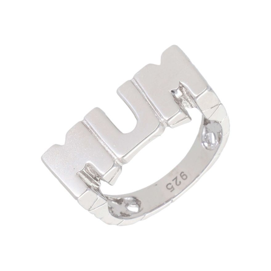 New Sterling Silver Mum Ring