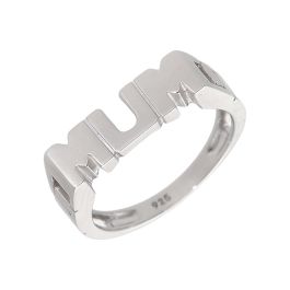 New Sterling Silver Mum Ring